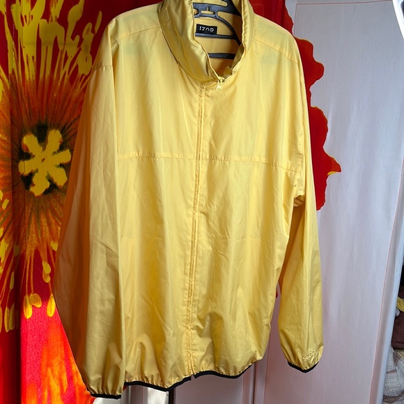 Izod | Jackets & Coats | Izod Xfg Yellow Packable Jacket Mens Rain ...